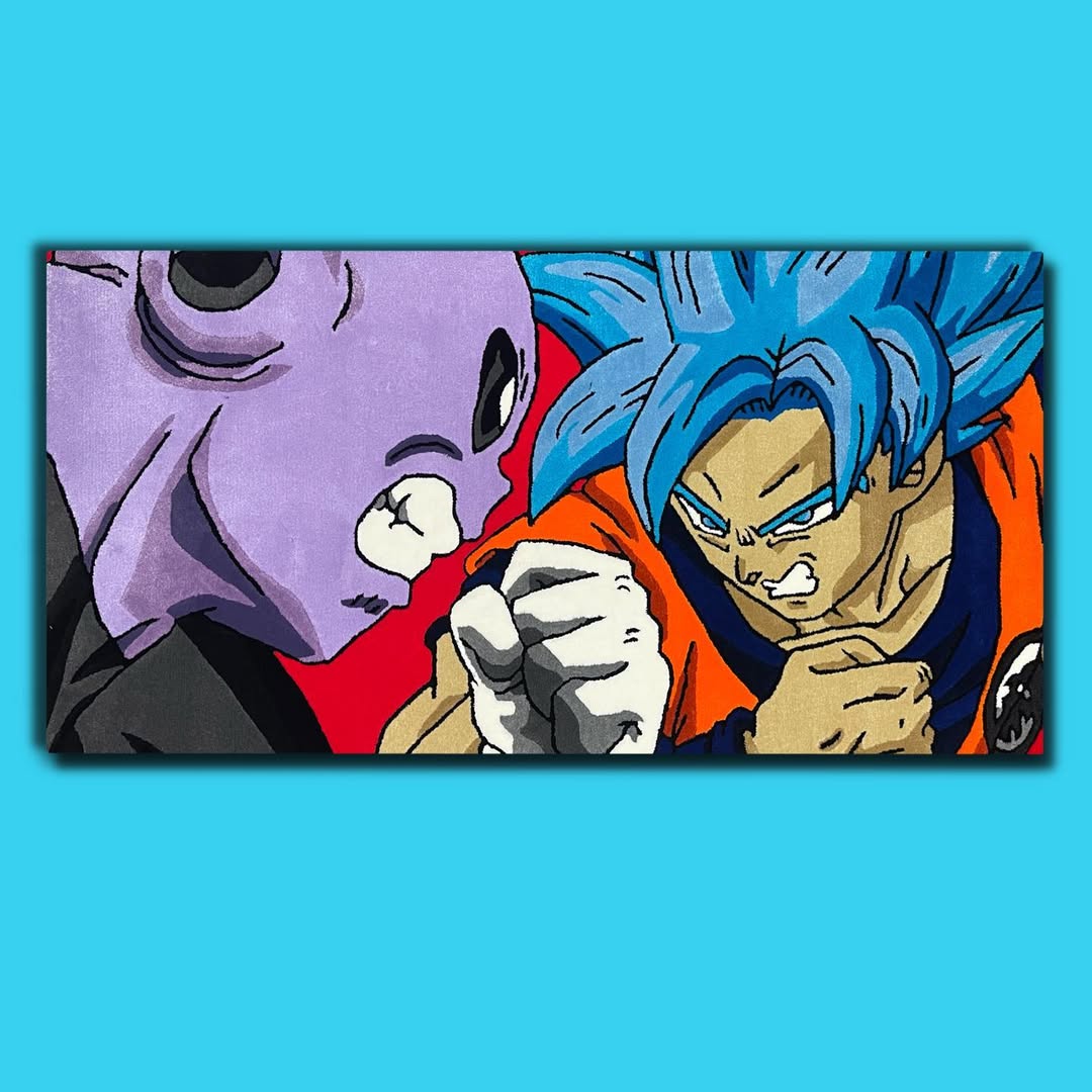 Goku v Jiren Rug – otakurug